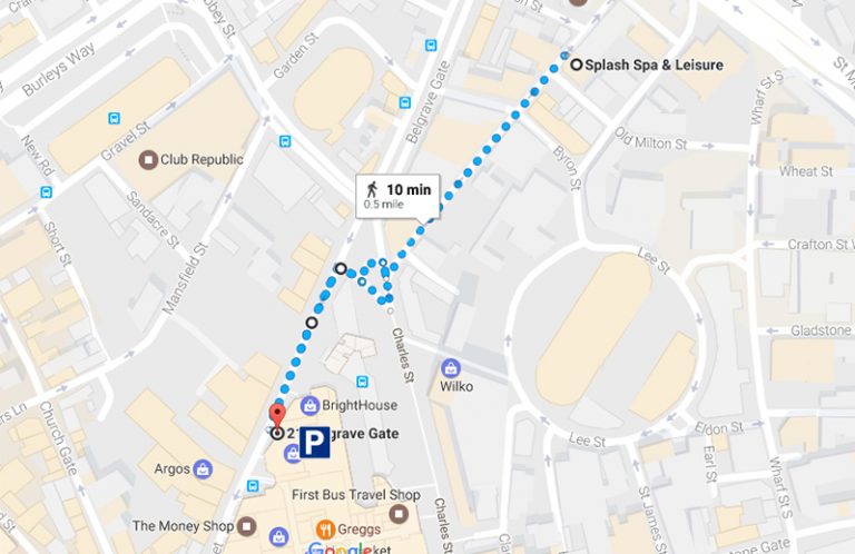 Parking | Splash Spa Leicester