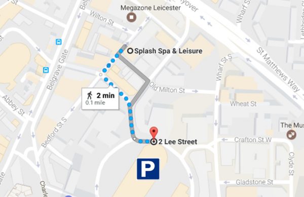 Parking | Splash Spa Leicester